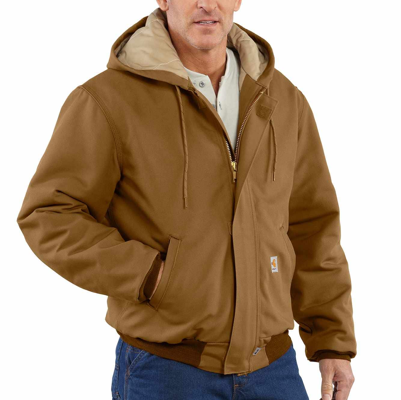 Flame-Resistant Duck Active Jac/Quilt-Lined - 3 Warmest Flame-Resistant Duck Active Jac/Quilt-Lined - 3 Warmest